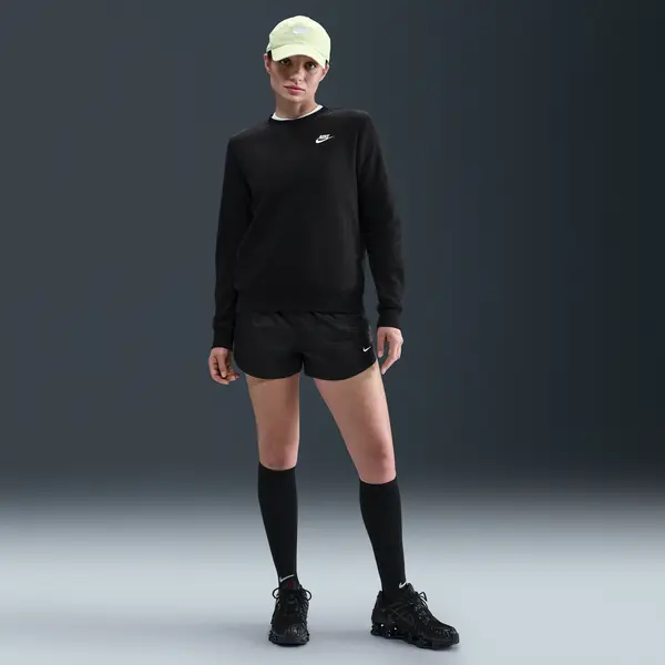 Nike Sportswear Club Fleece Crew-neck Sweatshirt - Black