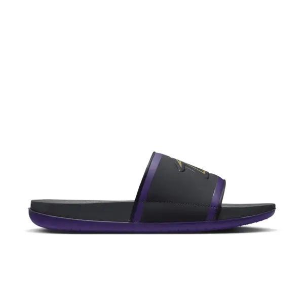 Nike Offcourt Nfl Baltimore Ravens Slides In Grey - 13% Off  display picture 1