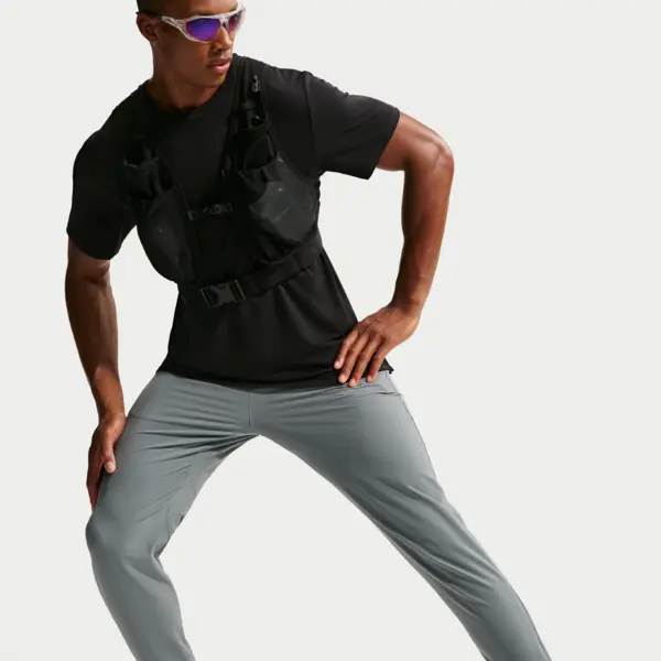Nike Stride Dri-fit Woven Running Pants - Grey