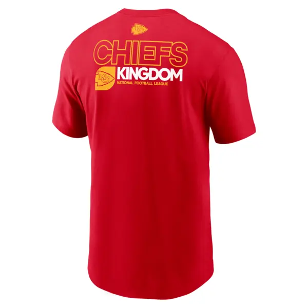 Nike Kansas City Chiefs Team Outline Essential T-shirt Nfl T-shirt - Red