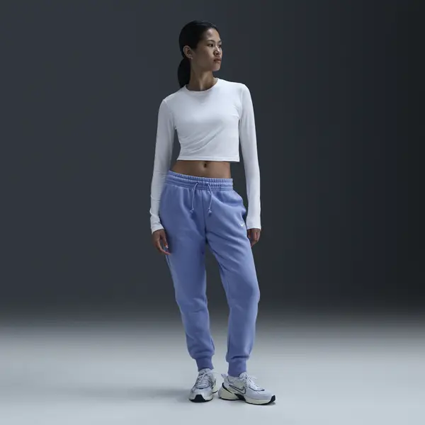 Nike Sportswear Phoenix Fleece Mid-rise Sweatpants - Blue