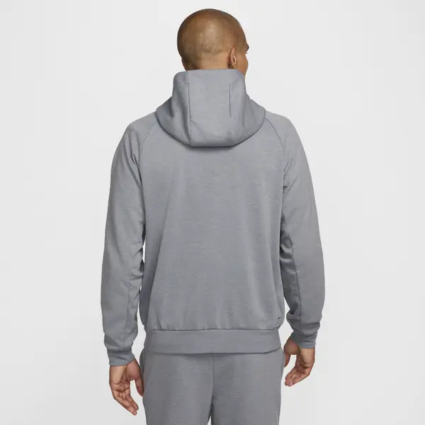 Nike Primary Fleece Dri-fit Uv Full-zip Performance Hoodie - Grey