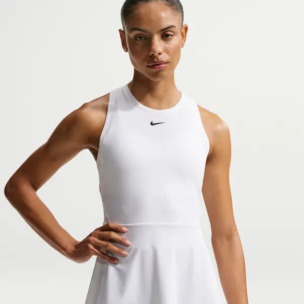 Nike Dri-Fit Tennis Dress - White | Editorialist