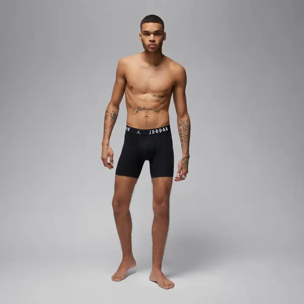 JORDAN Flight Cotton Core Boxer Briefs - Blue