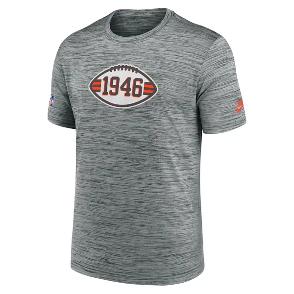 Nike Cleveland Browns Sideline Velocity Dri-fit Nfl T-shirt - Grey
