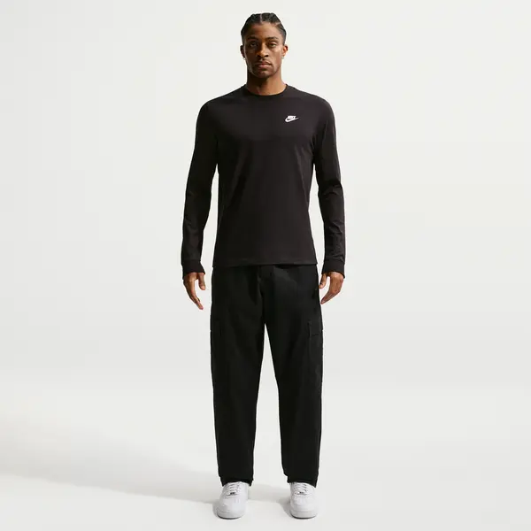 Nike Sportswear Club Long-sleeve T-shirt - Black