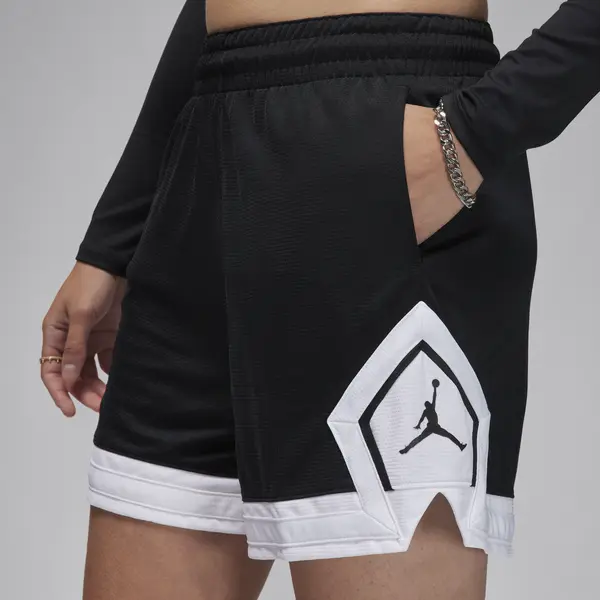 JORDAN Sport 4" Diamond Shorts - Black