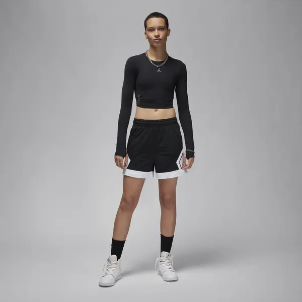 JORDAN Sport 4" Diamond Shorts - Black