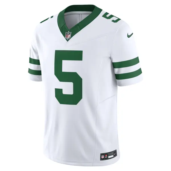 Nike Garrett Wilson New York Jets Dri-fit Nfl Limited Football Jersey - White