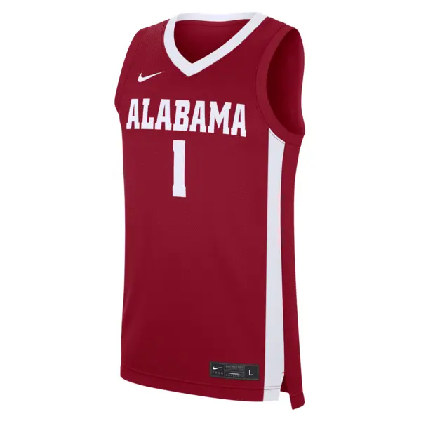 Nike Alabama Crimson Tide Replica College Basketball Jersey - Red