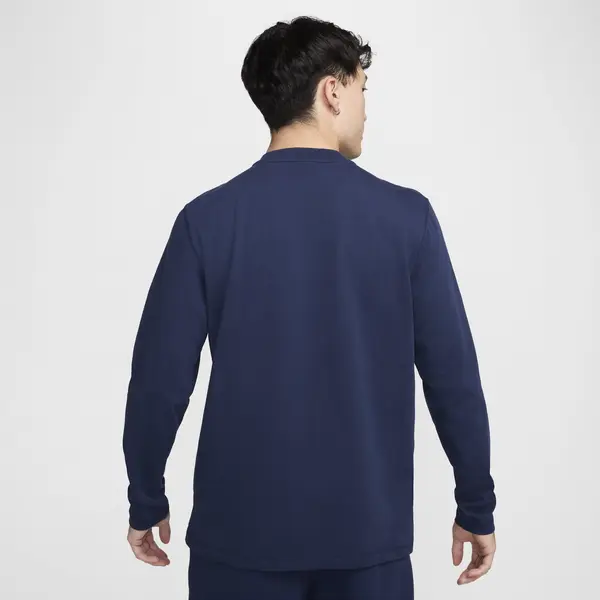 Nike Club Long-sleeve Henley - Blue
