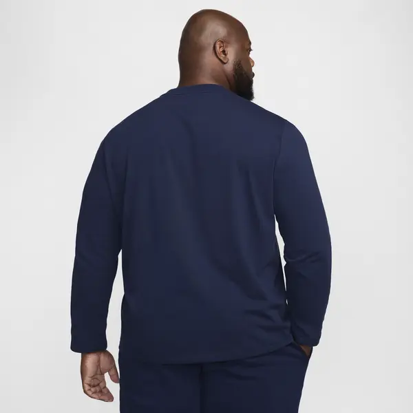 Nike Club Long-sleeve Henley - Blue
