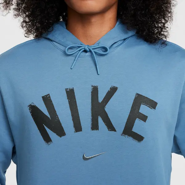 Nike Dri-fit French Terry Pullover Hoodie - Blue