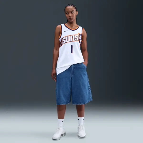 Nike Devin Booker Phoenix Suns Jersey - White