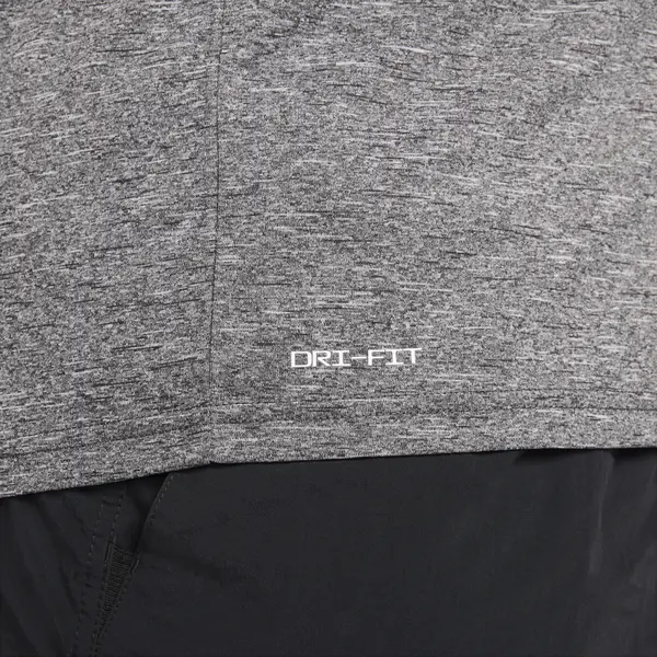 Nike Dri-fit Uv Short Sleeve Top - Black