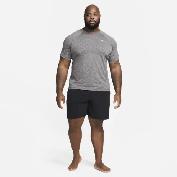 Nike Dri-fit Uv Short Sleeve Top - Black