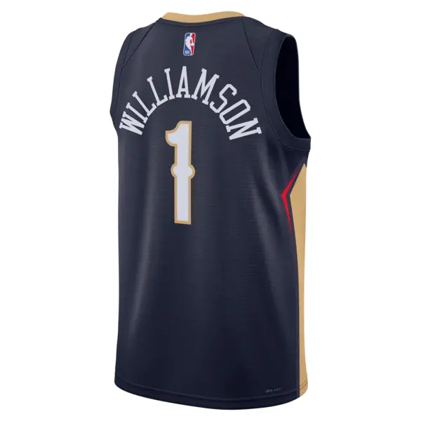 Nike New Orleans Pelicans Icon Edition Dri-fit Nba Swingman Jersey - Blue
