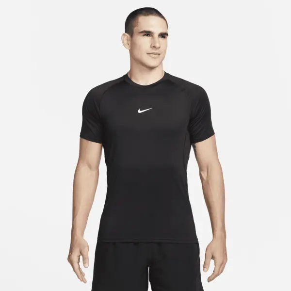 Nike Pro Dri-fit Slim Short-sleeve Top - Black