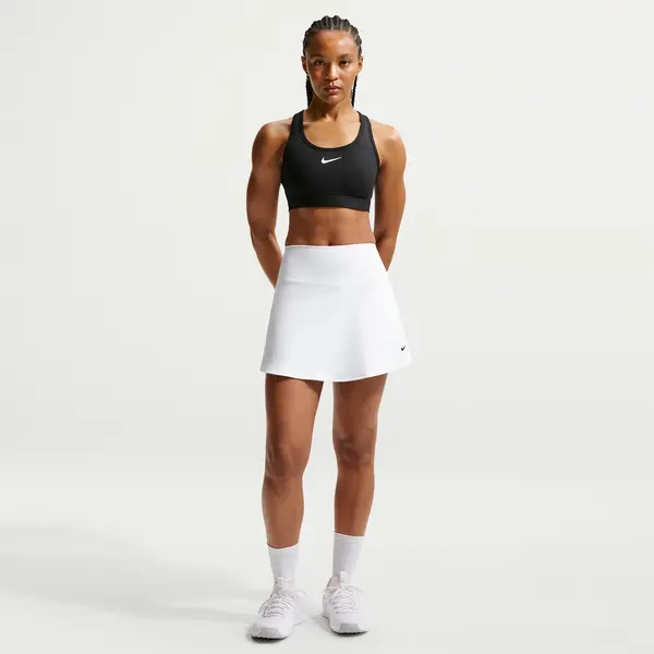 Nike Swoosh Medium-support Padded Sports Bra - Black