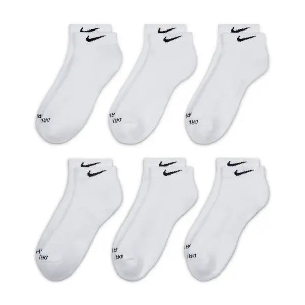 Nike Everyday Plus Cushioned Training Low Socks - White