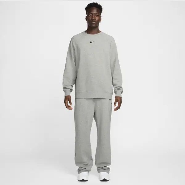 Nike Nocta Fleece Crewneck Sweatshirt - Grey