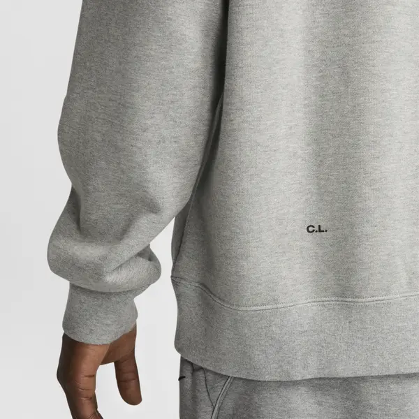 Nike Nocta Fleece Crewneck Sweatshirt - Grey