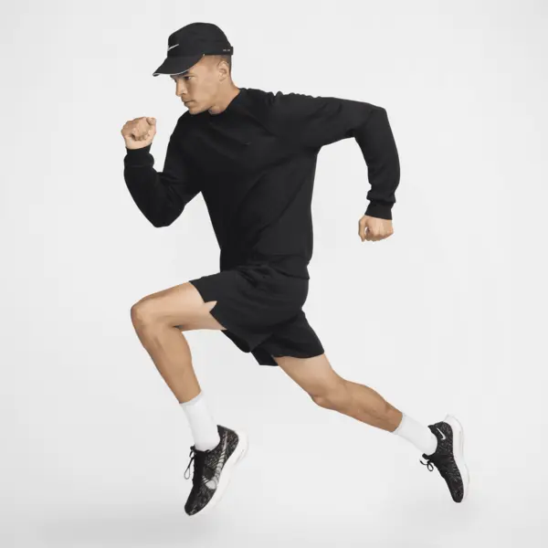 Nike Primary Fleece Dri-fit Uv Performance Crew - Black