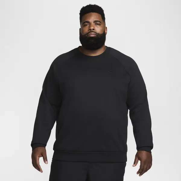 Nike Primary Fleece Dri-fit Uv Performance Crew - Black