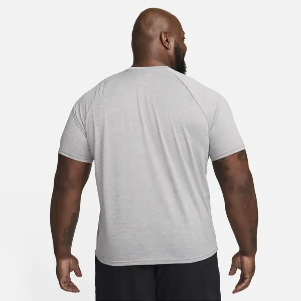 Nike Dri-fit Uv Short Sleeve Top - Grey