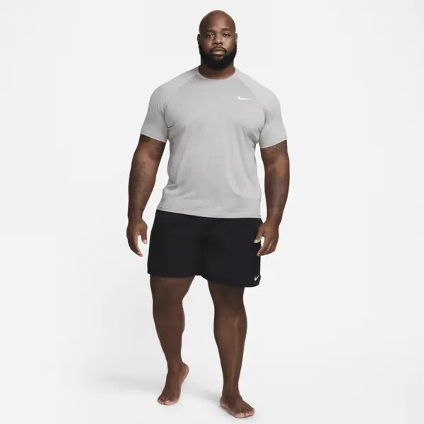 Nike Dri-fit Uv Short Sleeve Top - Grey