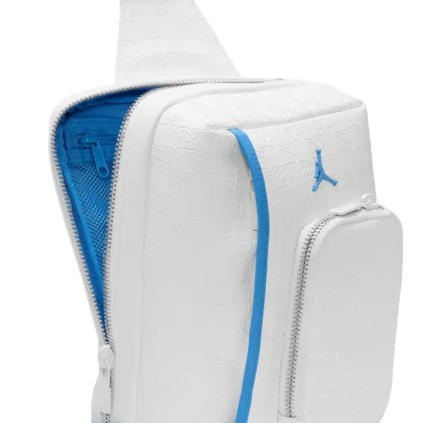 Jordan Monogram Sling Bag - White | Editorialist