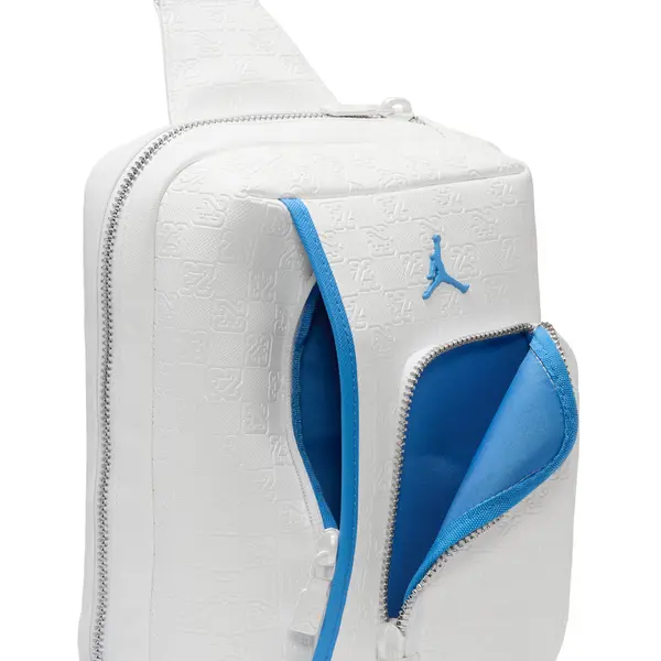 Jordan Monogram Sling Bag White Editorialist