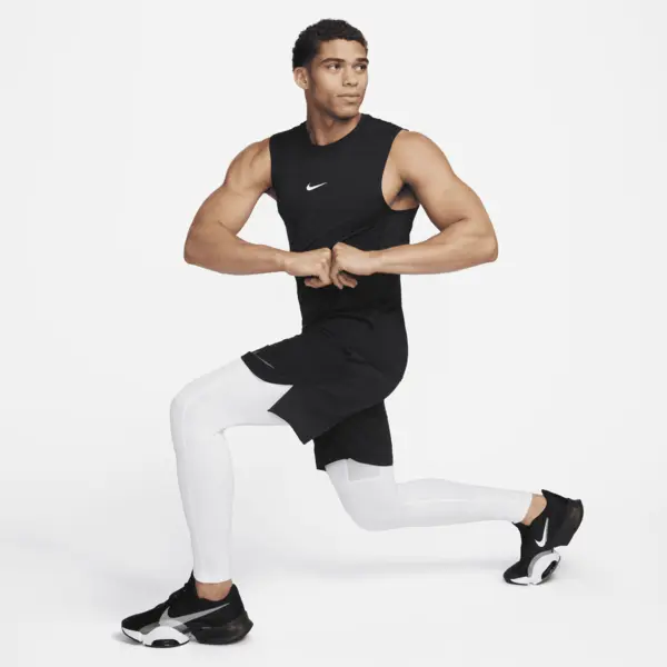 Nike Pro Dri-fit Slim Sleeveless Top - Black