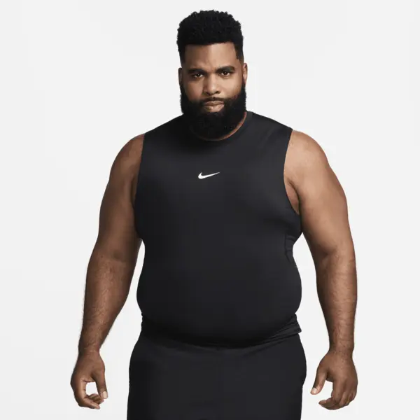 Nike Pro Dri-fit Slim Sleeveless Top - Black