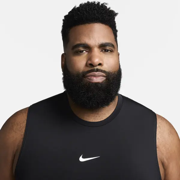 Nike Pro Dri-fit Slim Sleeveless Top - Black