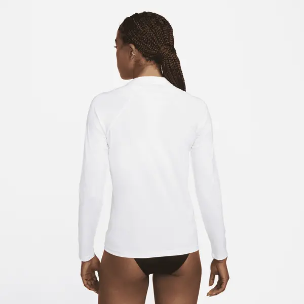 Nike Hydroguard Dri-fit Uv Long Sleeve Top - White