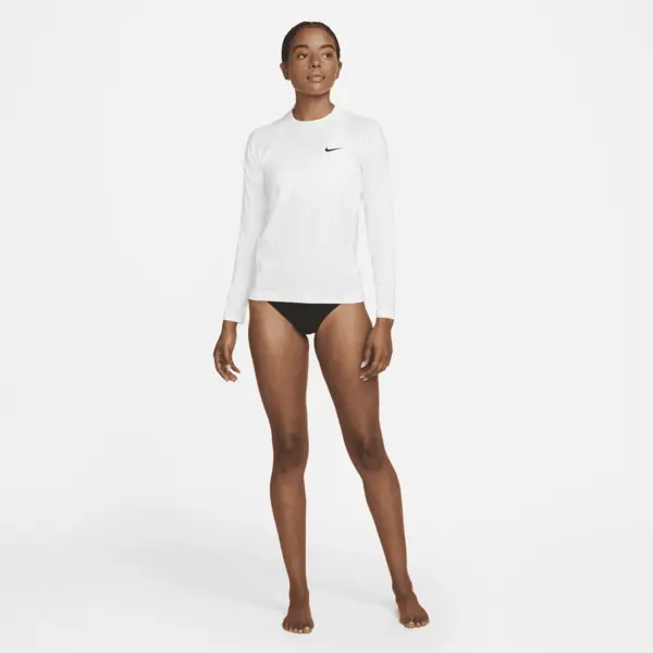 Nike Hydroguard Dri-fit Uv Long Sleeve Top - White