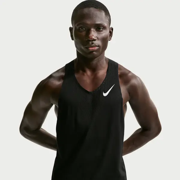Nike Aeroswift Dri-fit Adv Running Singlet - Black