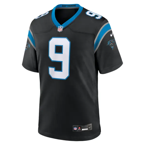 Nike Carolina Panthers Nfl Game Football Jersey - Black