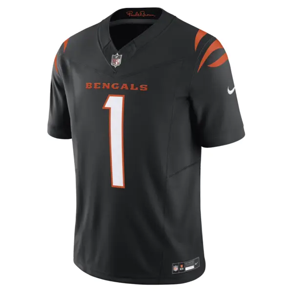 Nike Ja'marr Chase Cincinnati Bengals Dri-fit Nfl Limited Football Jersey - Black