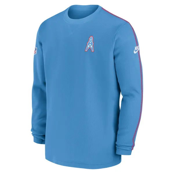 Nike Tennessee Titans Nfl Logo Coach Long-sleeve Top - Blue