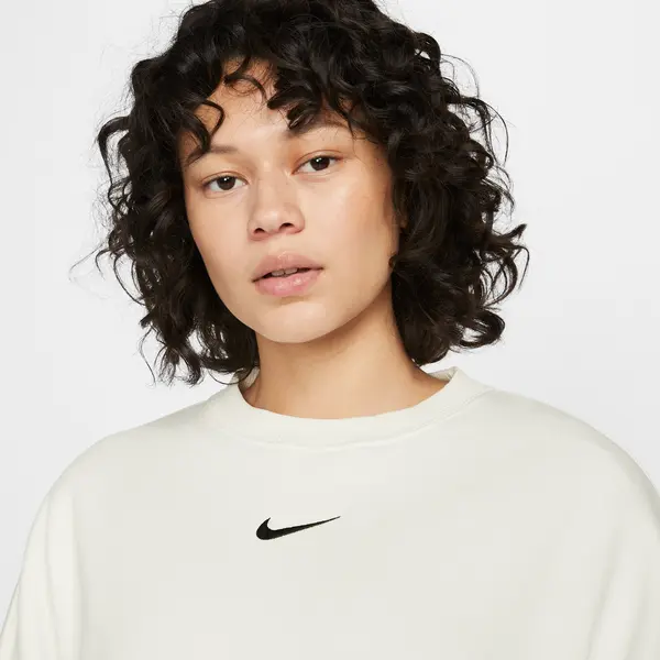 Nike Sportswear Phoenix Fleece Over-oversized Crew-neck Sweatshirt - White