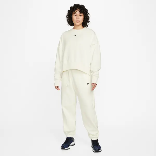 Nike Sportswear Phoenix Fleece Over-oversized Crew-neck Sweatshirt - White
