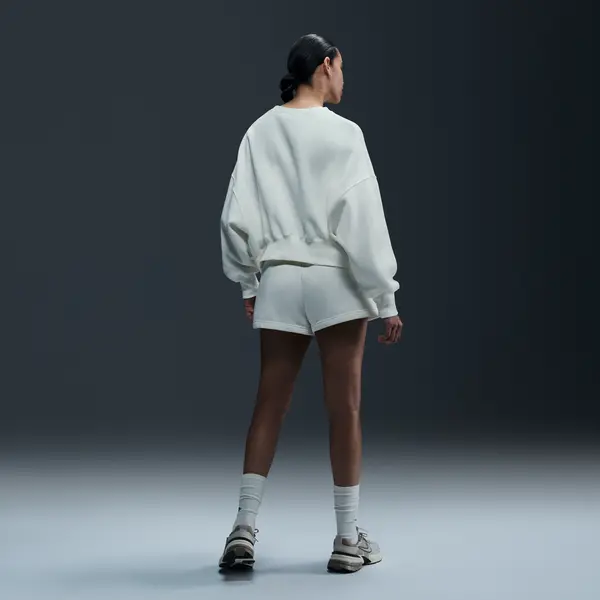 Nike Sportswear Phoenix Fleece Over-oversized Crew-neck Sweatshirt - White