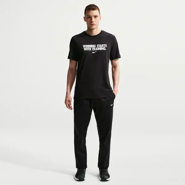 Nike Therma Therma-fit Open Hem Fitness Pants - Black