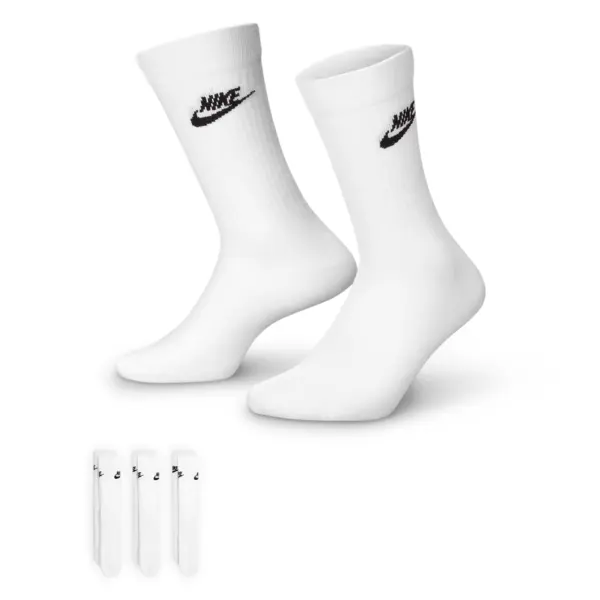Nike Sportswear Everyday Essential Crew Socks - White