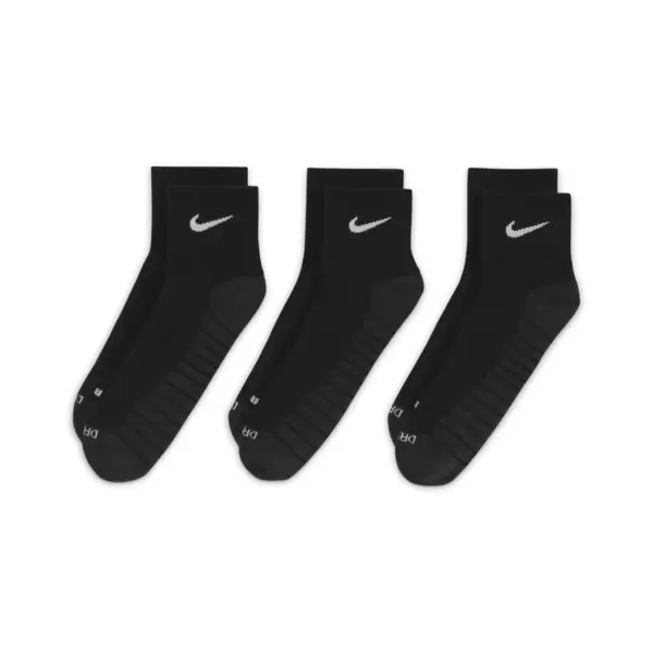 Nike Everyday Max Cushioned Training Ankle Socks - Black