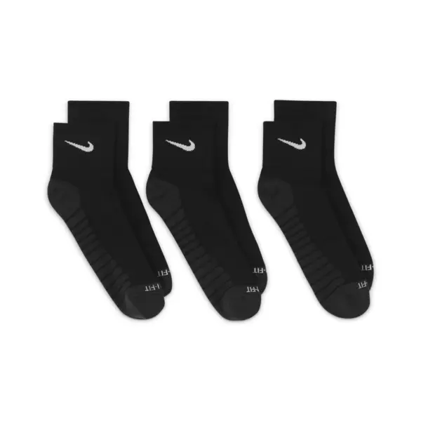 Nike Everyday Max Cushioned Training Ankle Socks - Black