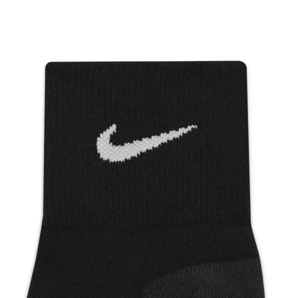 Nike Everyday Max Cushioned Training Ankle Socks - Black