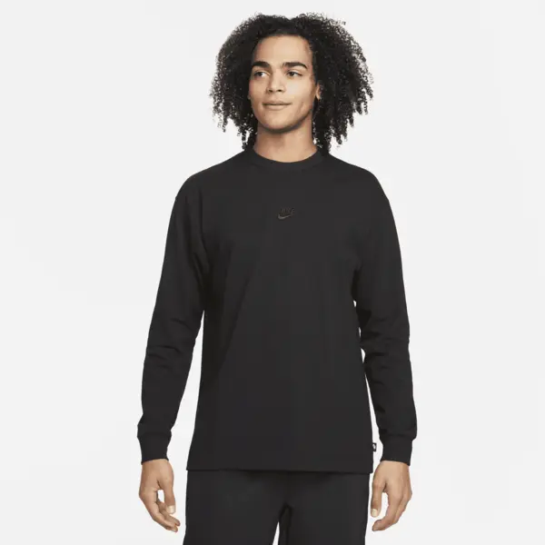 Nike Sportswear Premium Essentials Long-sleeve T-shirt - Black